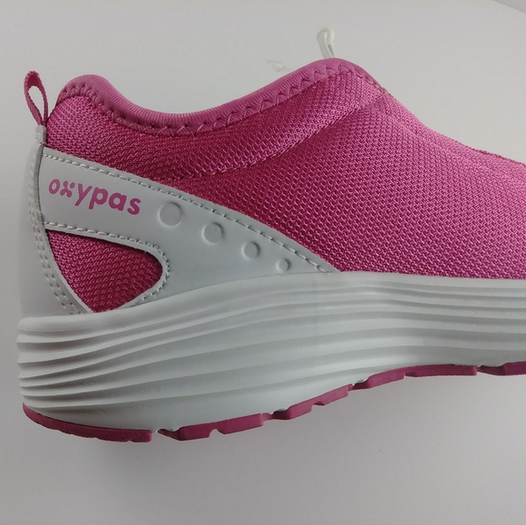 oxypas | Shoes | Oxypas Maud Pinkwhite Nursing Shoes Womens Sz 75 ...